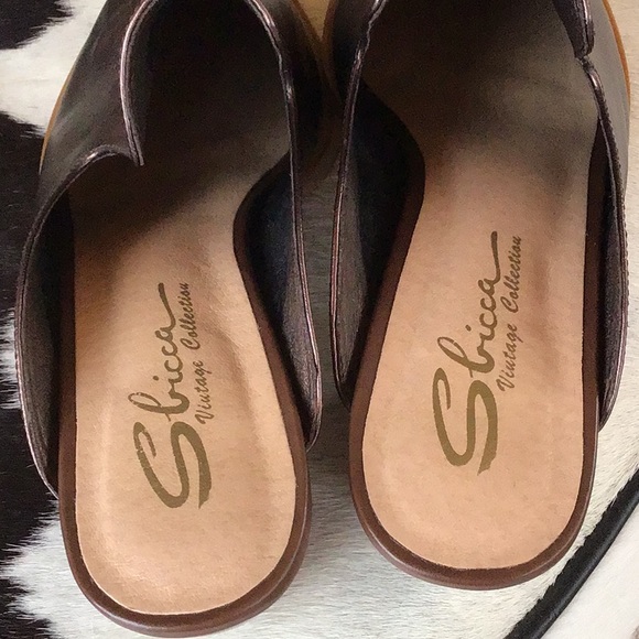 Sbicca | Shoes | Sbicca Bronze Mules | Poshmark